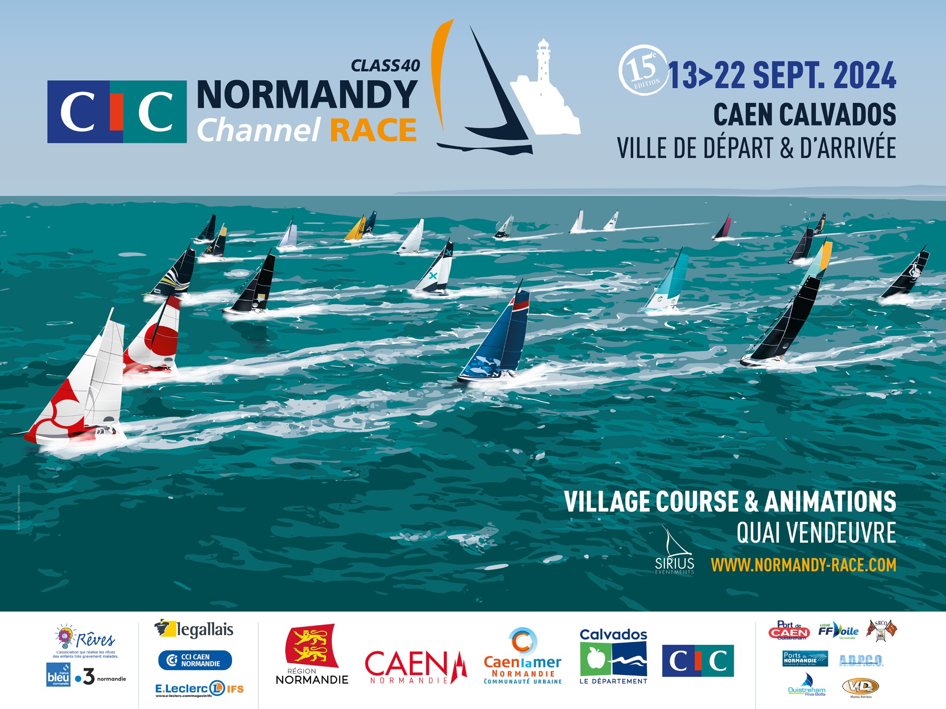 CIC Normandy Channel Race Welcome on the race's website