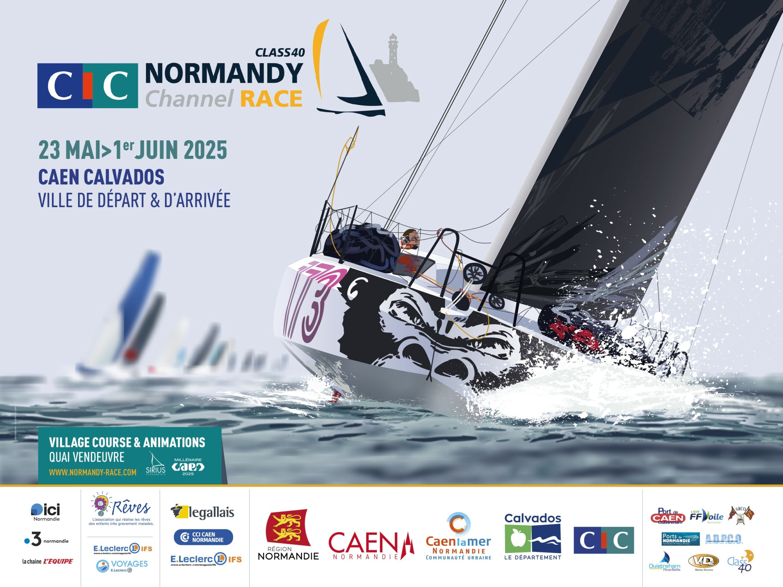 CIC Normandy Channel Race Welcome on the race's website